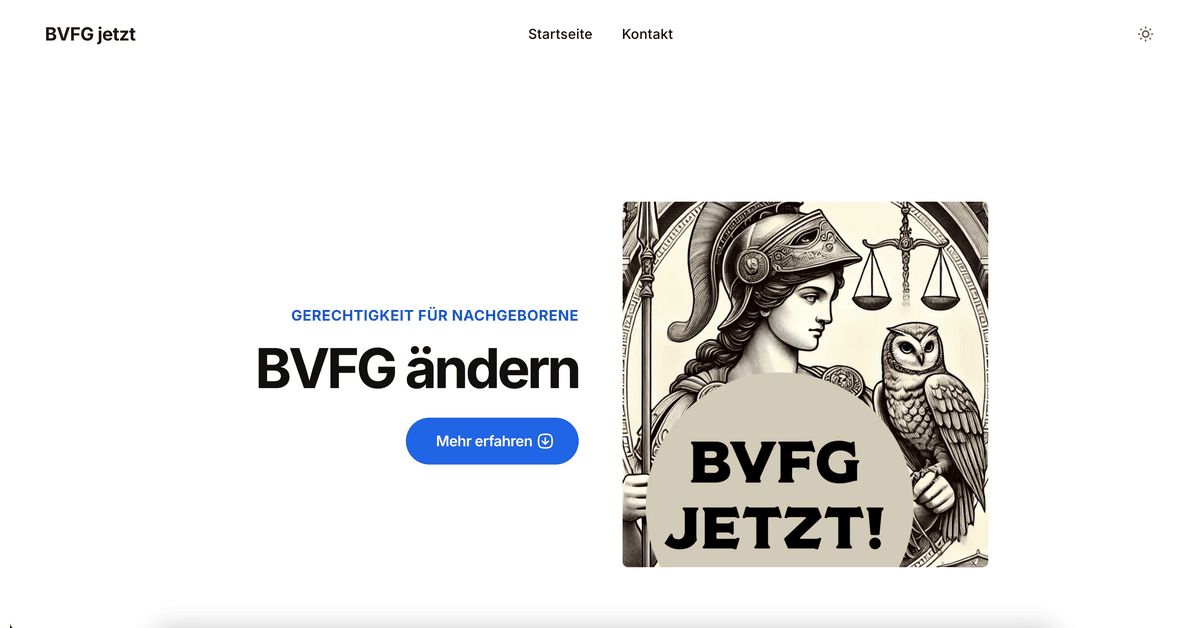 Startsite - BVFG jetzt